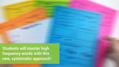 High Frequency Word Worksheets | Fry’s First 100 Sight Words | TPT