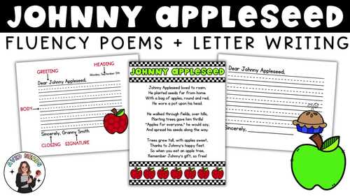 Johnny Appleseed Reading and Writing Activities Bundle by AVID Nerds