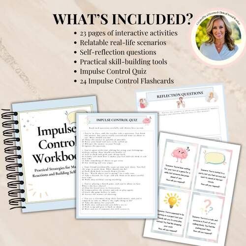 Impulse Control Workbook for Kids and Teens, Emotional Regulation ...