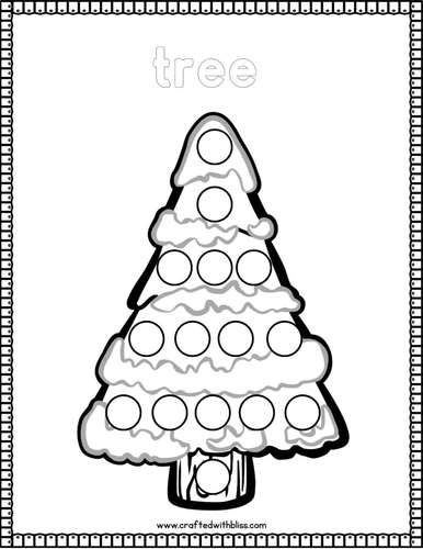 Winter Dot Marker Activity, Winter Do-A-Dot Marker Fine Motor | TPT