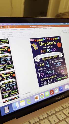 {FULLY EDITABLE} First/Last Day of School Sign | Back to School Sign ...