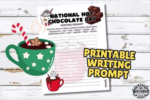 National Hot Chocolate Day Writing Prompt (1/31) | Winter Creative Writing