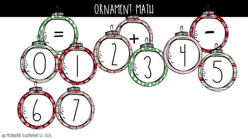 Ornament clip art, Christmas clip art, Math clip art MINI by Melonheadz ...