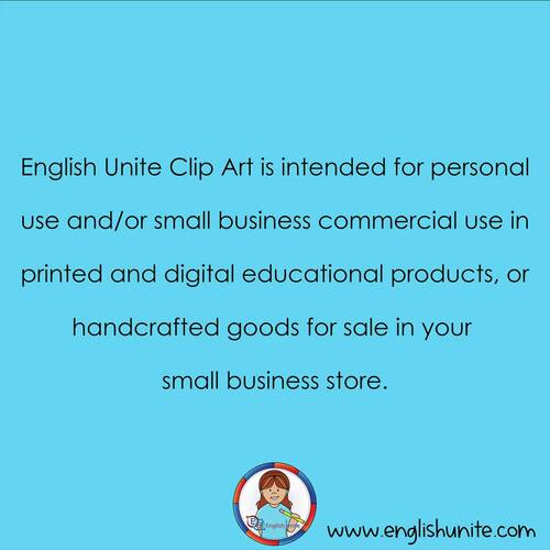 Pronoun Clip Art Pack – 46 Educational Images by English Unite Clip Art
