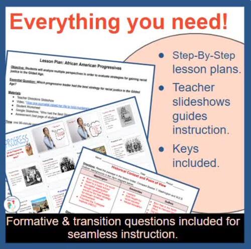US History Lesson Bundle: 46 Complete lessons + 3 Sub Plans Vocabulary ...