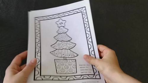 Color by Note- Musical Christmas - Music Worksheet - Rhythm | TPT