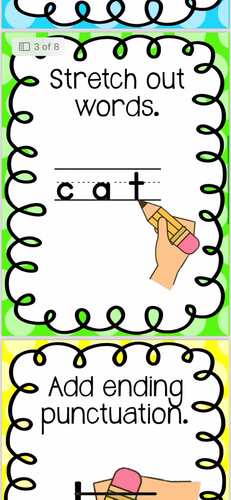 Visual Writing Posters/Anchor Charts/COPS rubric by My Primary Library