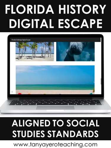 Florida History Digital Escape Room Social Studies Standards | Distance ...