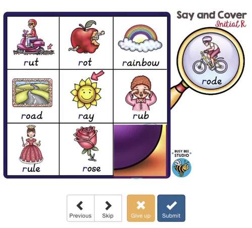 Articulation /R/ Boom Cards Game # 1 | Speech Therapy by Busy Bee Studio