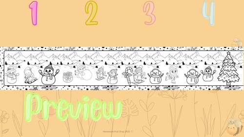 Christmas Classroom Decorations Snowy Party Coloring posters for grade ...