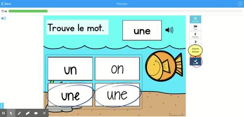 Distance Learning - French Boom Cards - Apprendre les mots fréquents ...