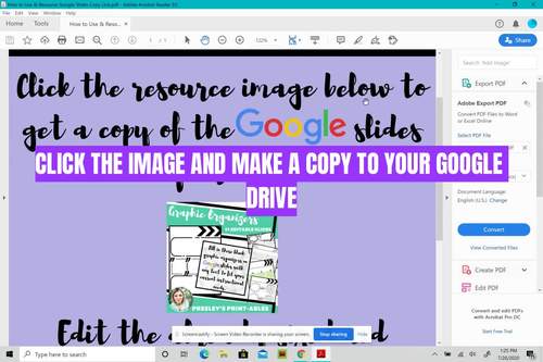 Graphic Organizers PRINTABLE & DIGITAL Editable by Presley's Print-ables