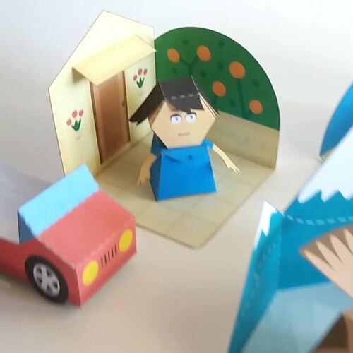 CREATURES 2. Paper Crafts to Build with Scissors and Glue by ixia3d