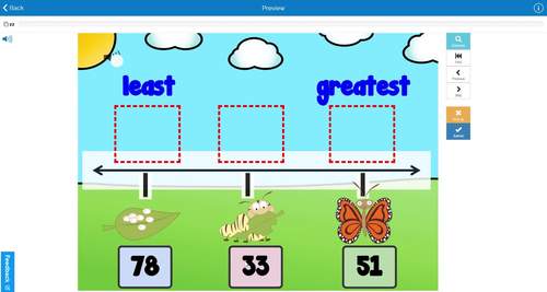 Order Numbers 1 - 100 Boom Cards™ | Digital Task Cards by Cloud Ten