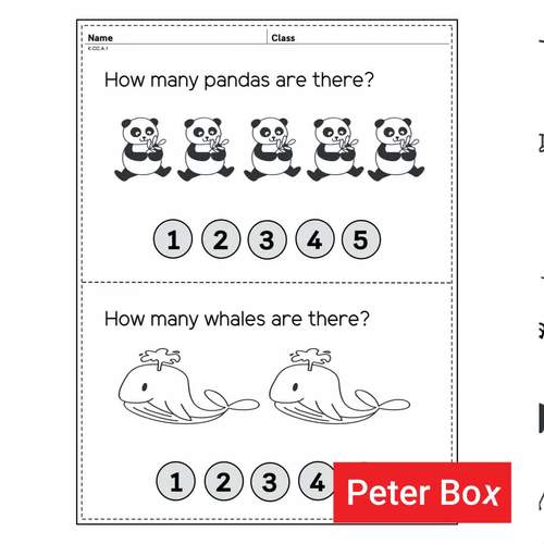 I Can Count up to 10 for Kindergarten by Peter Box | TPT