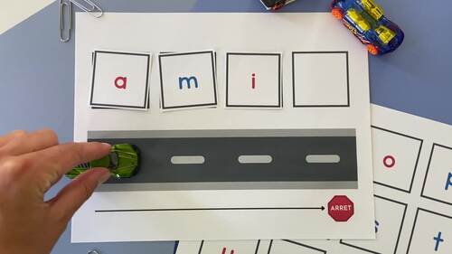 LITERACY ACTIVITY | Sound Blending Road | Practice Blending Phonemes