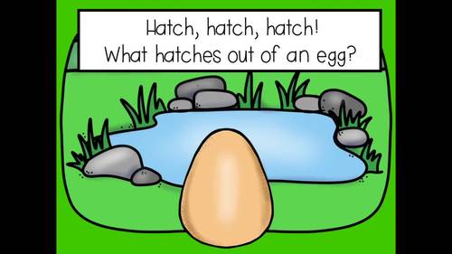 Hatching Eggs Poem / Song & Video With Writing & Sequencing Activities ...
