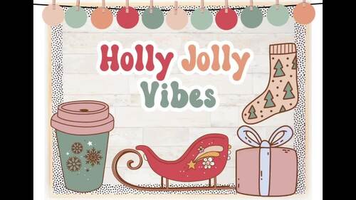 Retro Winter Holidays Bulletin Board & Classroom Door Decor | Christmas ...