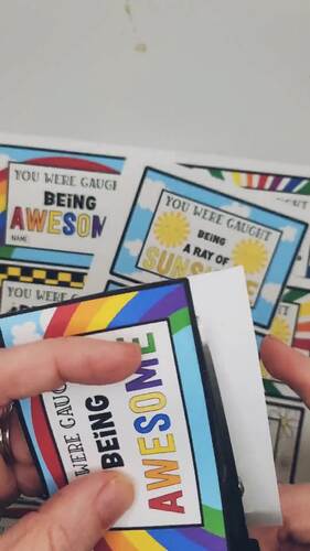 Spring Reward Cards Award Good Behavior Cards Easter Reward System