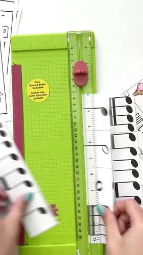 Summer Printable Rhythm Manipulatives + Composition Activity for Centers