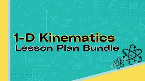 1d Kinematics Ppt Full Unit Bundle Physics Velocity Acceleration