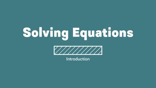 Solving Equations Introduction by When Math Happens | TPT