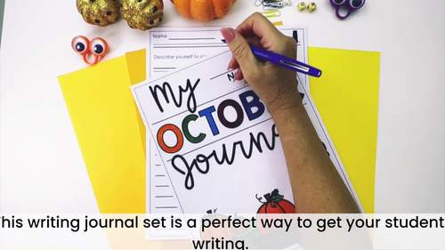 October Writing Journal | Fall Writing Prompts | Monthly Writing Prompts