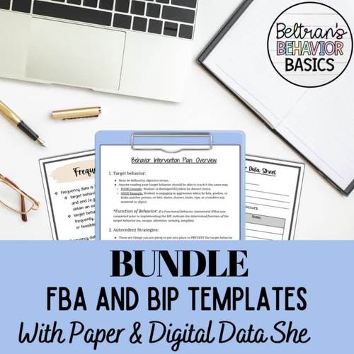 Functional Behavior Assessment and Behavior Intervention Plan Kit