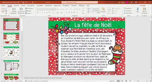 French Christmas Digital Activities | Noël by French Toast Lessons