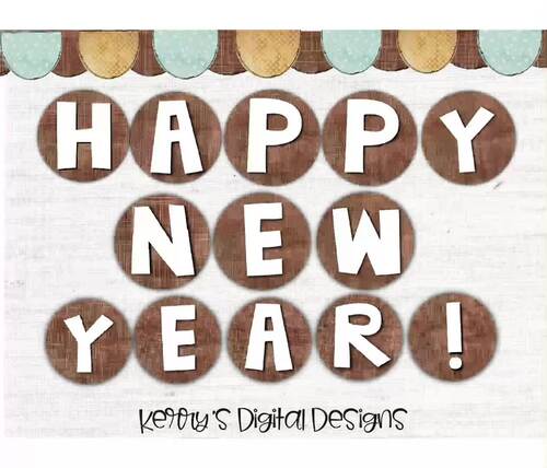 3 Happy New Year Textured Mini Bulletin Boards | 23 | by ...