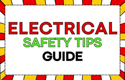 Electrical Safety Tips for Kids Emergency Guide Flashcards with Google ...