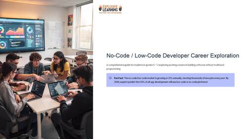 No-Code / Low-Code Developer Career Exploration | Career Overview ...
