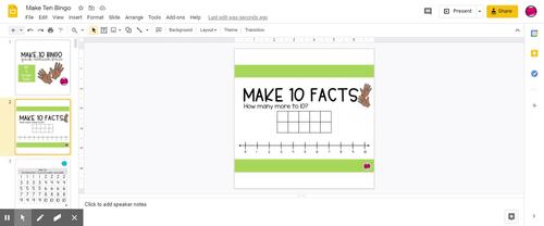 MAKE 10 Facts BINGO PDF or Google Slides Versions Available | TPT