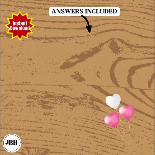 Adult Valentine MINI Bundle - Love Quotes, Candy Match, Word Search