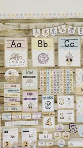 Groovy Pastel Complete Classroom Collection by Miss Miller Creations Shop
