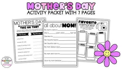 Mother's Day Questionnaire Book | Mother's Day Writing Craft | Letter ...