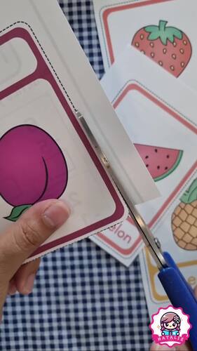 Engaging Animal & Fruit Flash Cards | Printable Learning Value Set for Kids