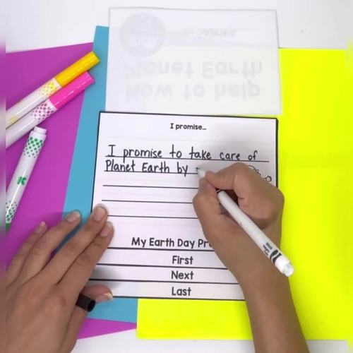 Earth Day Writing Activity and Craft How to Help Planet Earth Bulletin ...