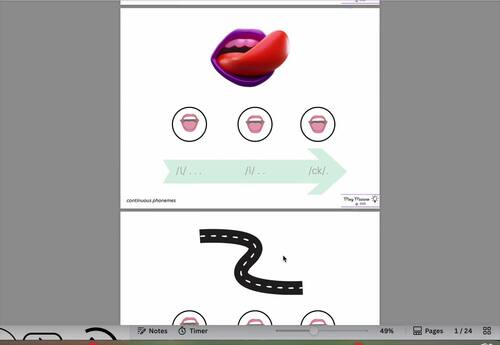 No Prep Phoneme Segmentation Mats/Cheer by Meg Marino | TPT