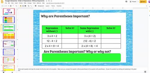 Order of Operations Without Exponents STAAR Prep Digital Activity TEKS ...