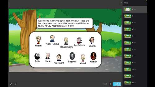 Music Opposites | Compare Contrast Fast and Slow Tempos in Classical Music