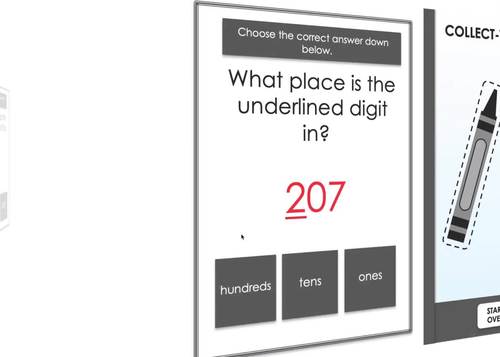 2nd Grade Place Value Practice Review Boom™ Cards Math Game Digital Game