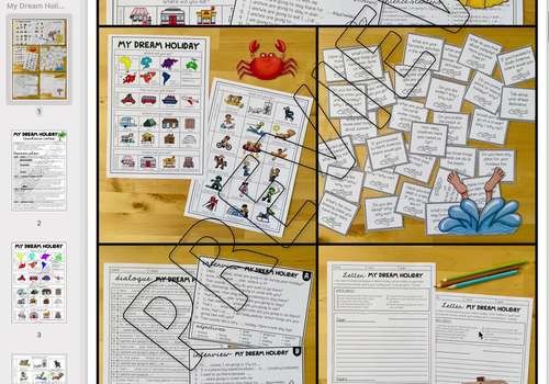 My Dream Holiday - ESL / EFL Lesson Plan by My Teaching Factory | TPT