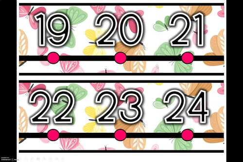 Tropic Like it's Hot Number Line to 120 and Circle Numbers to 50
