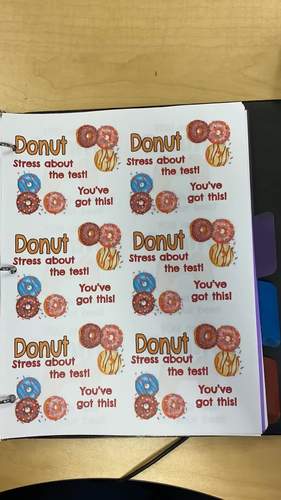 State Testing Motivation | Motivational Testing Notes for Student ...