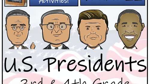 U.S. Presidents Volume 2 Close Reading Comprehension Bundle | 3rd & 4th ...