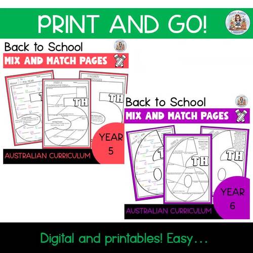 Australian Back to School Bundle: Engaging ELA & Math Activities for ...