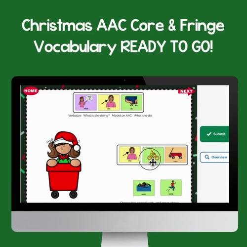 Christmas AAC Activities for Core Vocabulary and Modeling AAC | TPT