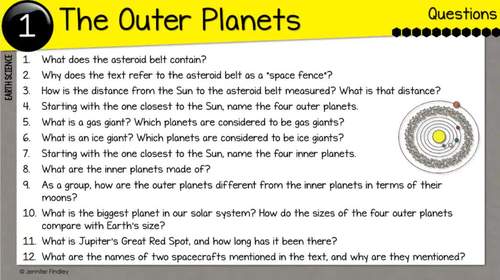Science Centers with Reading Passages Set 1 ∣ Earth Science with Digital