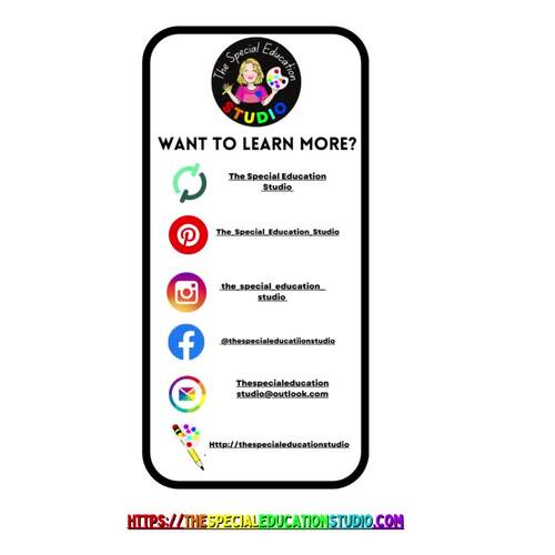 Functional Life Skills Special Education Writing Curriculum of the Week ...